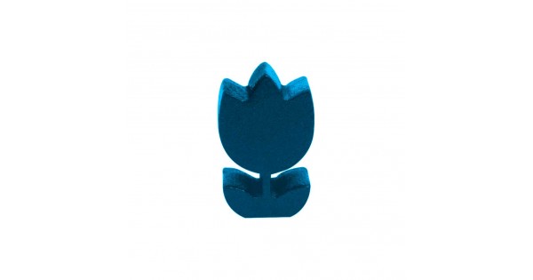 FLOR (MOD.2) TULIPA AZUL - 20x12x6 mm