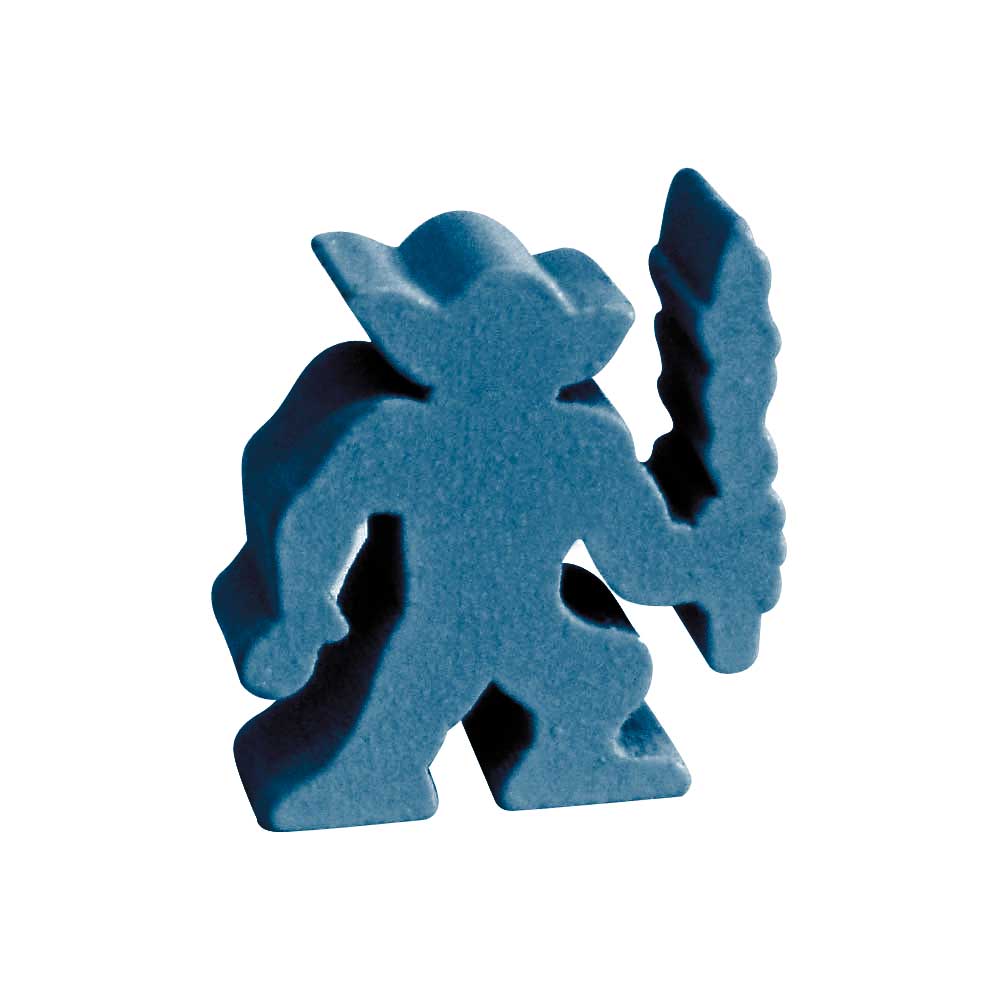 MEEPLE GOBLIN AZUL (MOD.1) - 15x16x6 mm